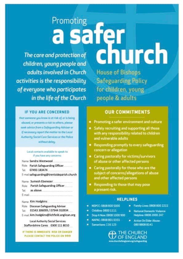 Trentside Parish | All Saints, Burton upon Trent and St Saviour’s Branston